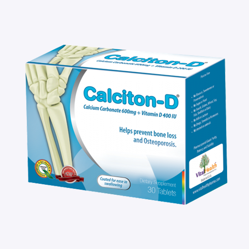 Vital Health Calciton-D Caplets – vitaminshop-uae